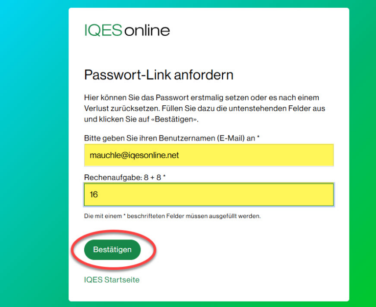 Quick Start – IQES