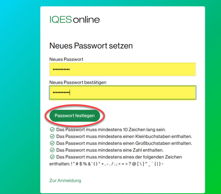 Quick Start – IQES