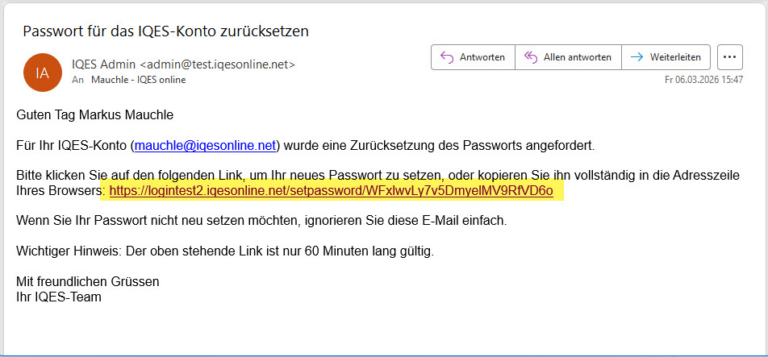 Qualitätsrahmen für Schulen – IQES